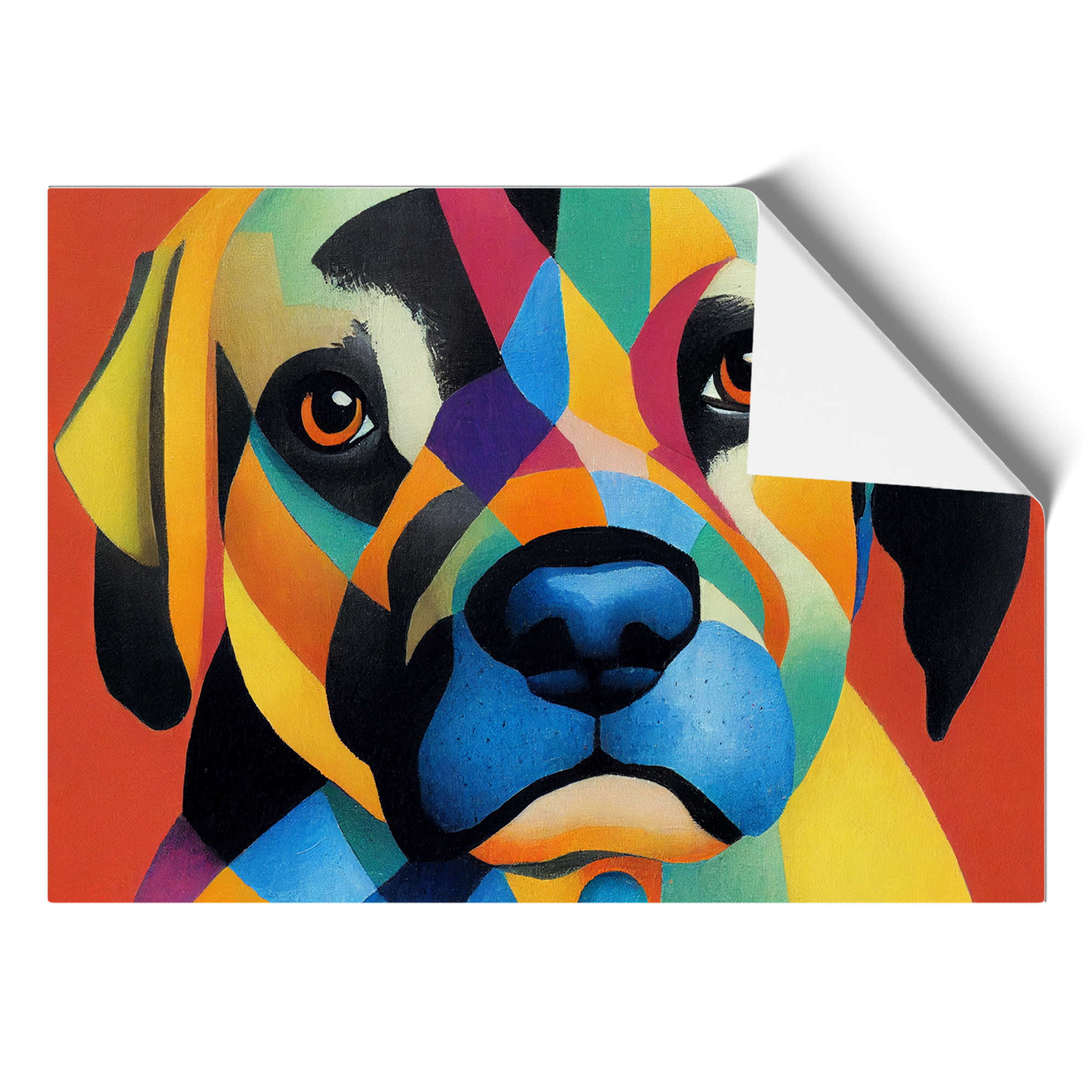 Abstract Dog Portrait Vol.1 Framed Canvas Wall Art Print Poster Picture ...