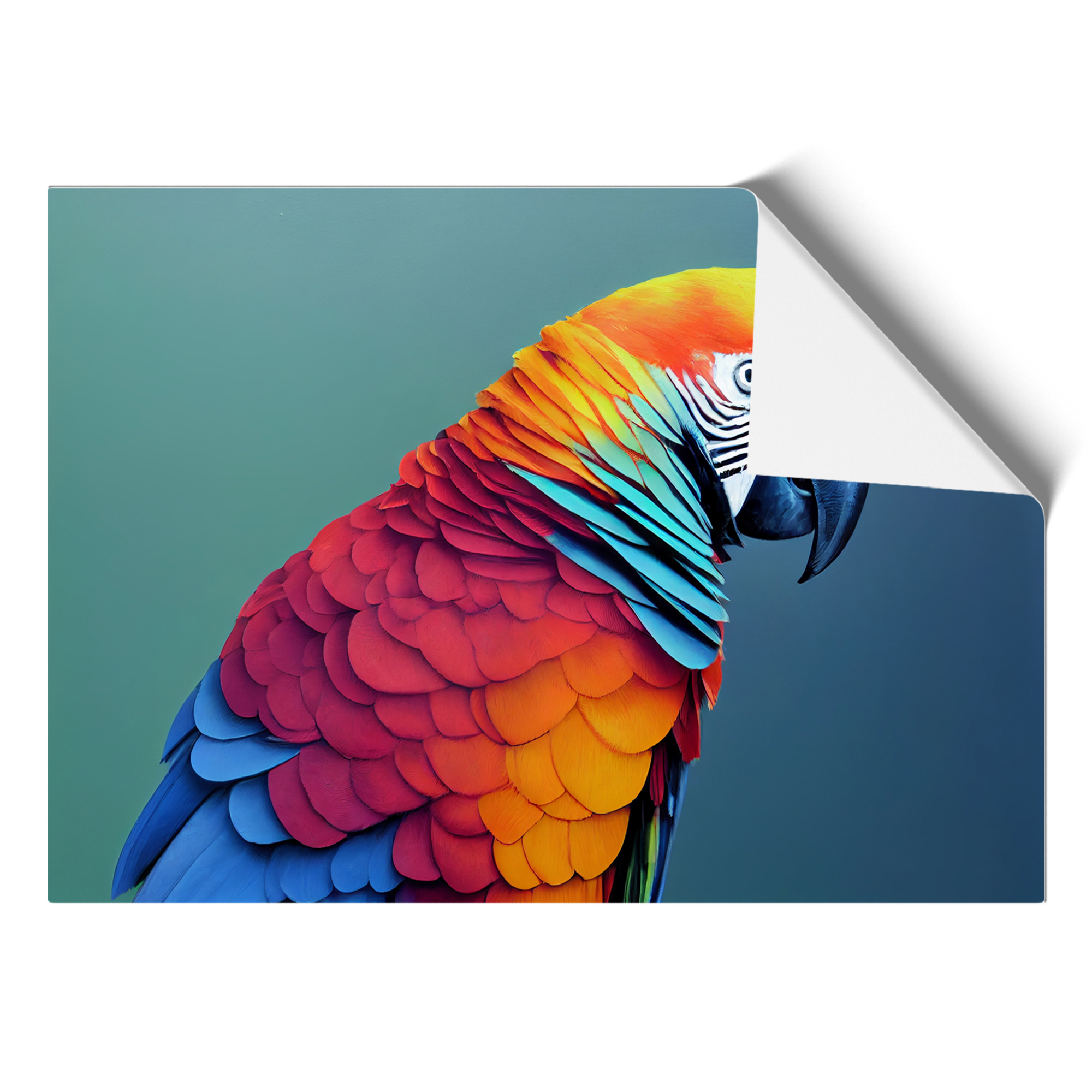Colourful Parrot Portrait Vol.6 Wall Art Print Framed Canvas Picture ...