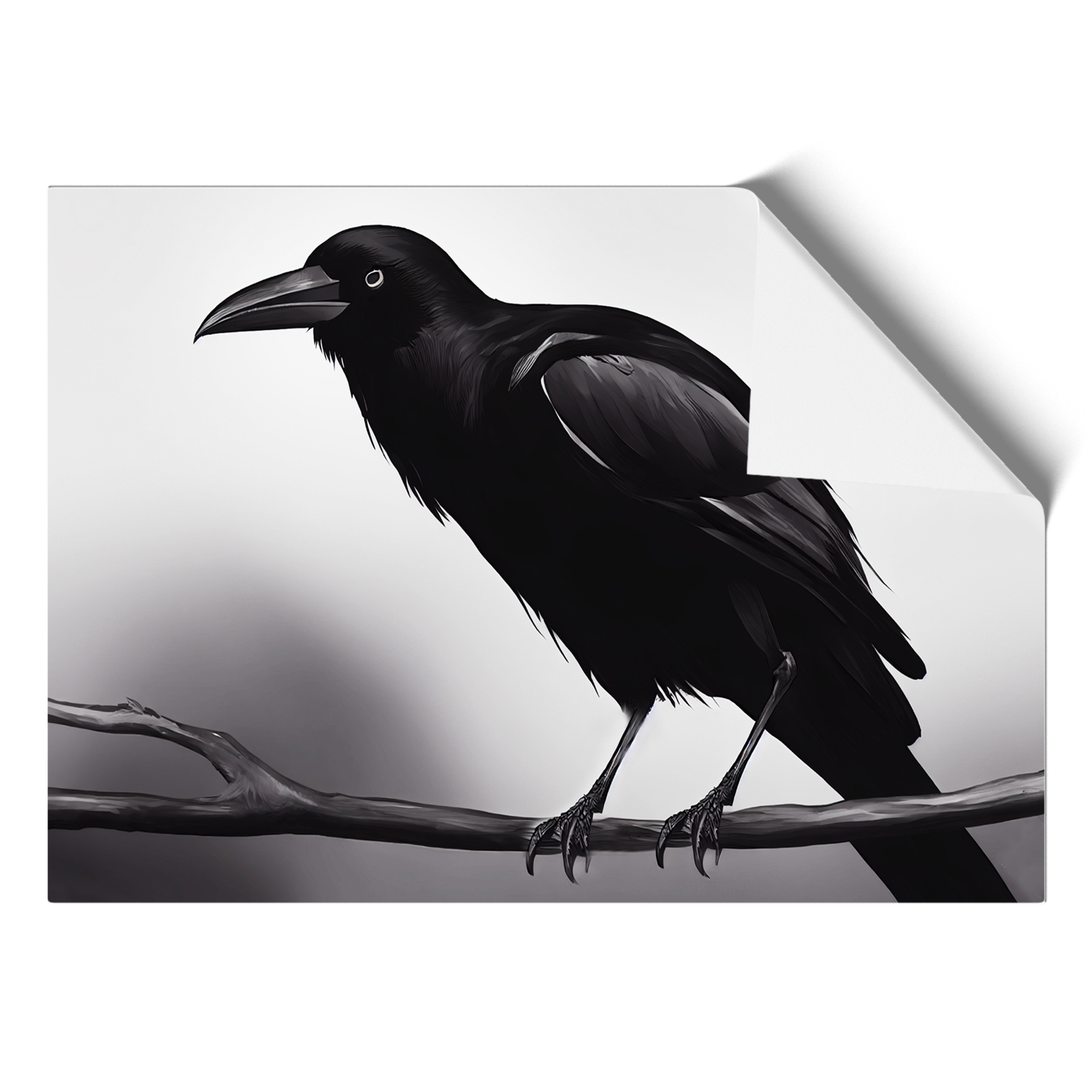 Cosmopolitan Crow Bird Wall Art Print Framed Canvas Picture Poster ...