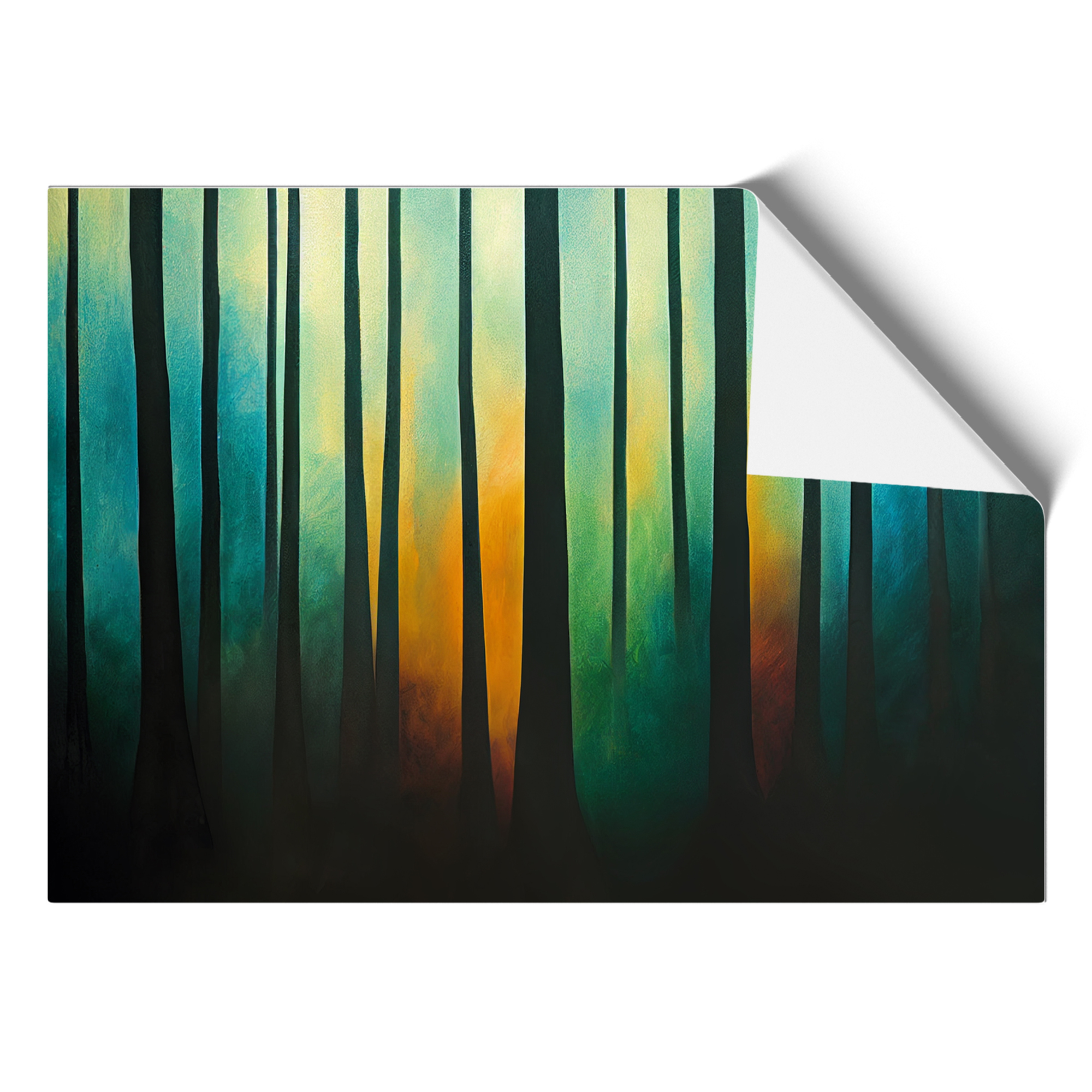 Dashing Summer Forest Wall Art Print Framed Canvas Picture Poster Decor ...