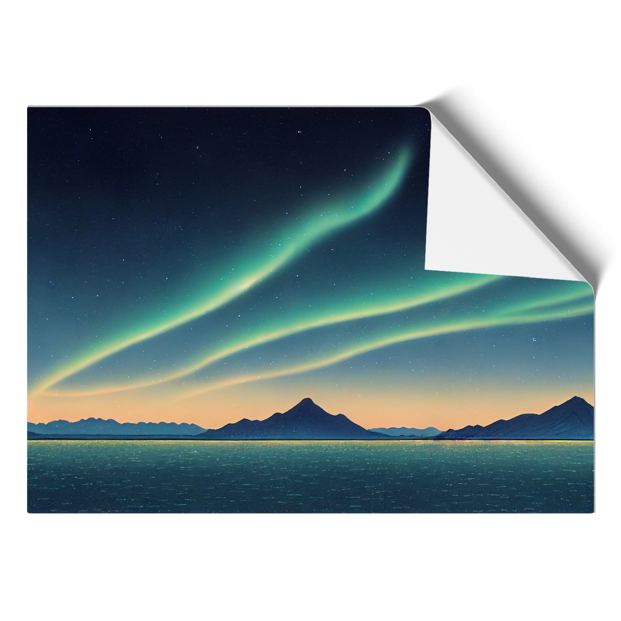Enthralling Northern Lights Wall Art Print Framed Canvas Picture Poster ...
