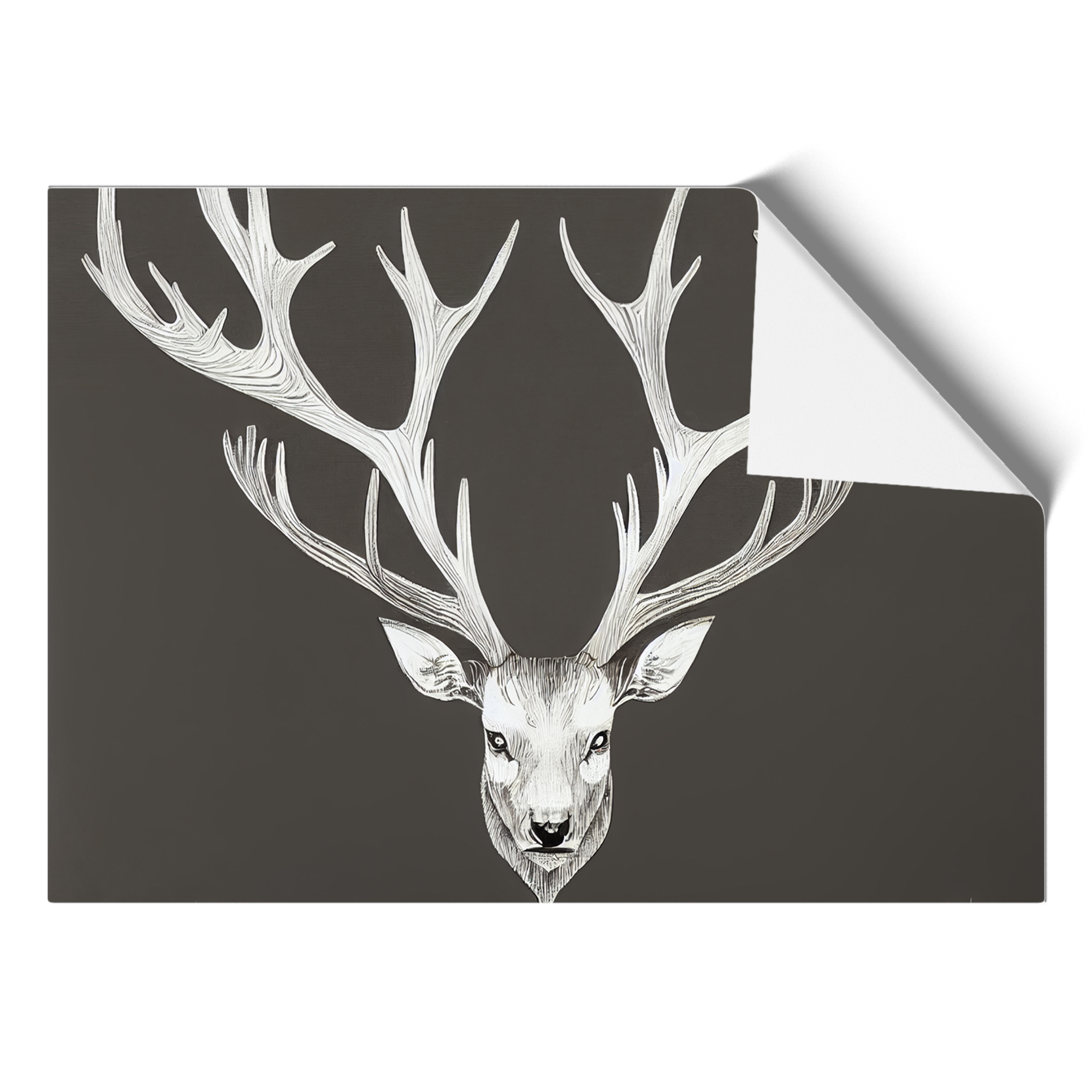 Incomparable Stag Deer Wall Art Print Framed Canvas Picture Poster ...