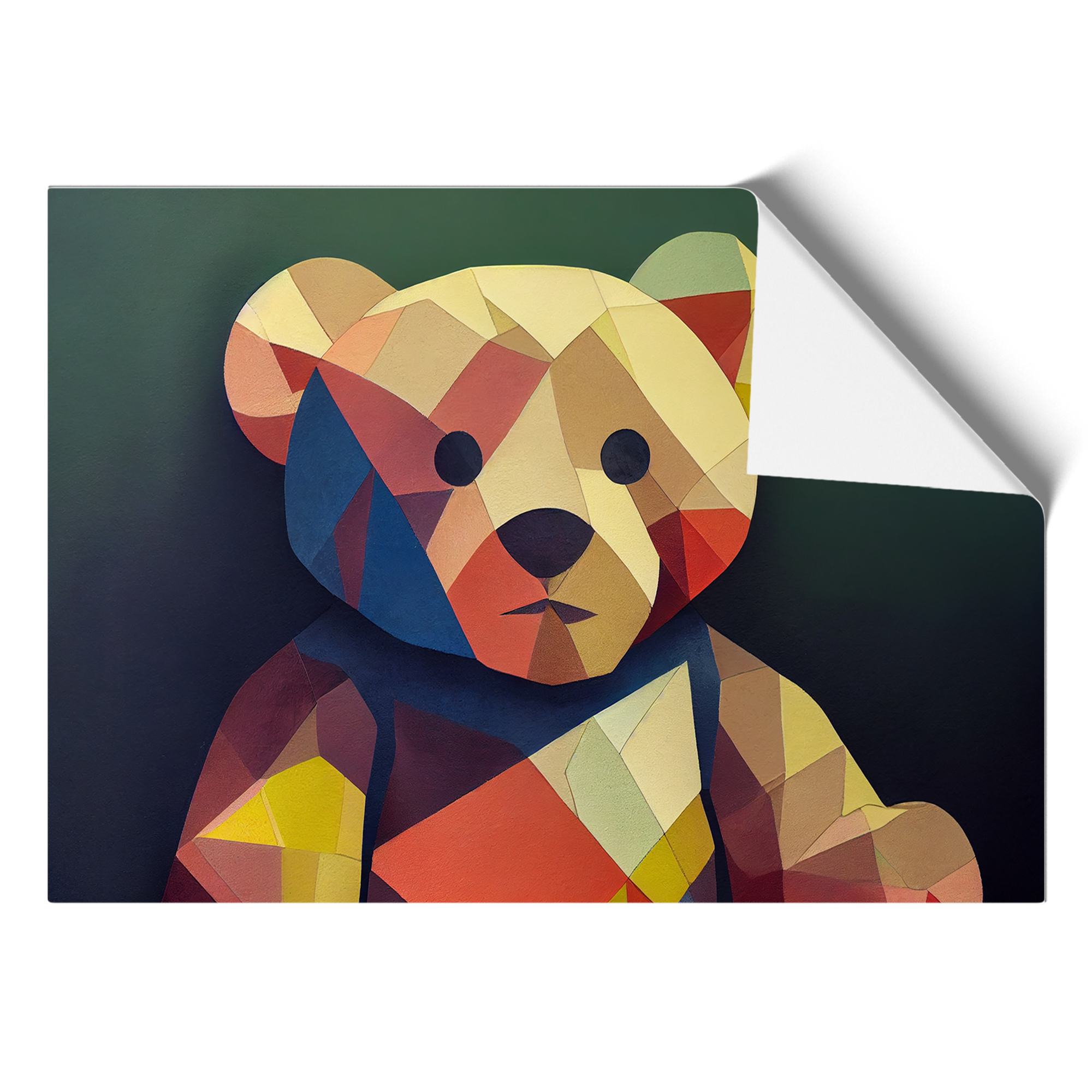 Teddy Bear Abstract Vol.1 Framed Canvas Wall Art Print Poster Picture ...