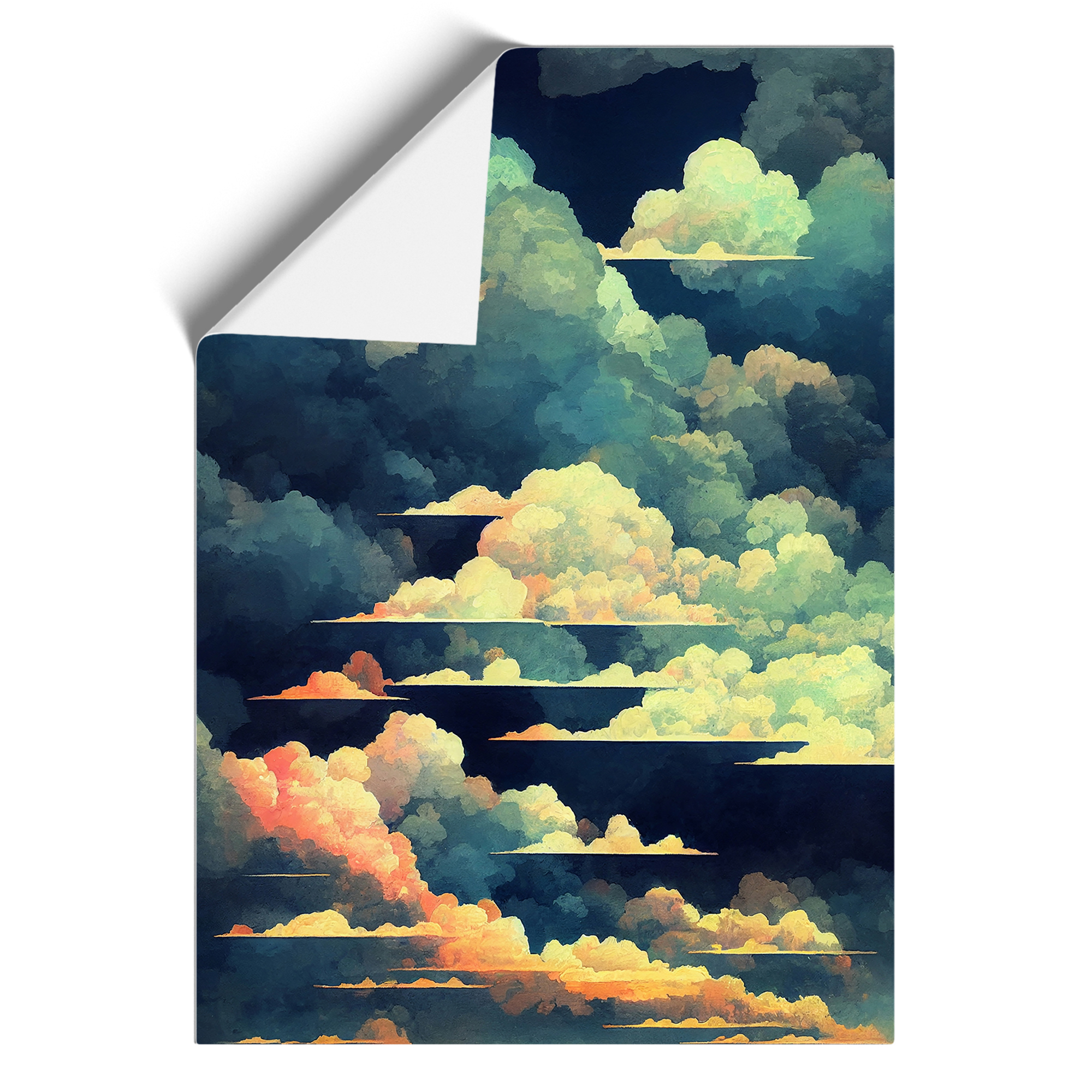 Cloudy Sky Framed Canvas Wall Art Print Poster Picture, Home Decor | eBay