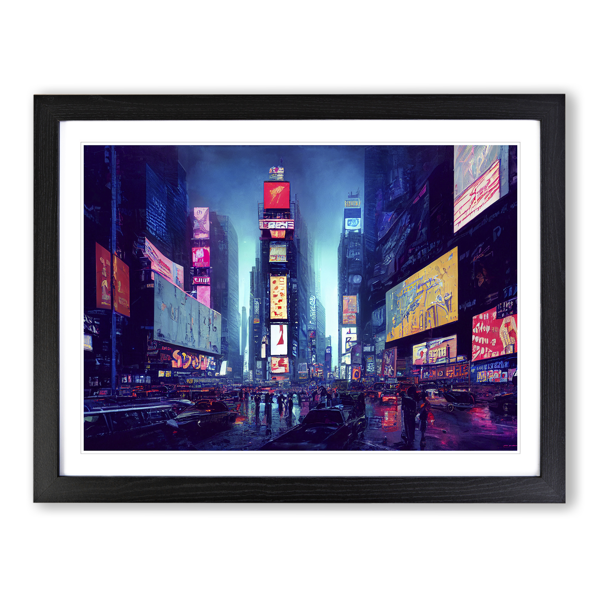 Modern Times Square Art Vol.1 Wall Art Print Framed Canvas Picture ...
