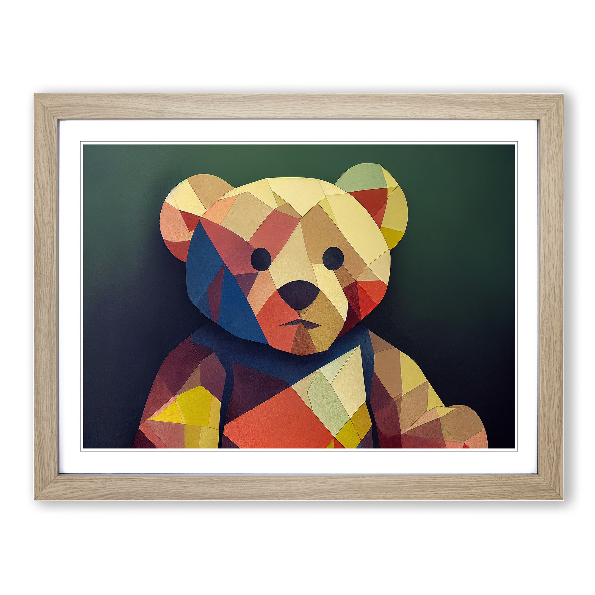Teddy Bear Abstract Vol.1 Framed Canvas Wall Art Print Poster Picture ...