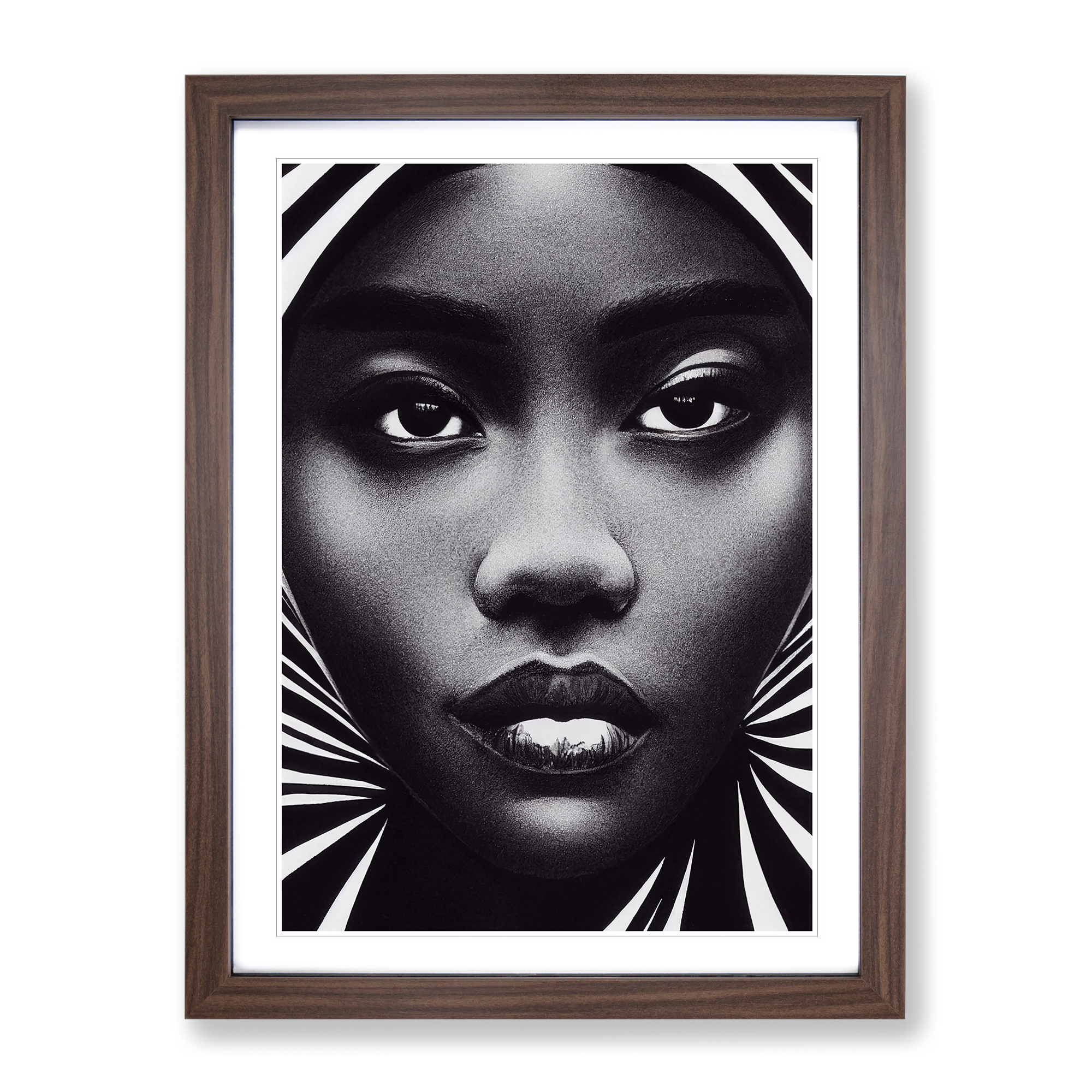 Astonishing Woman Wall Art Print Framed Canvas Picture Poster Decor ...