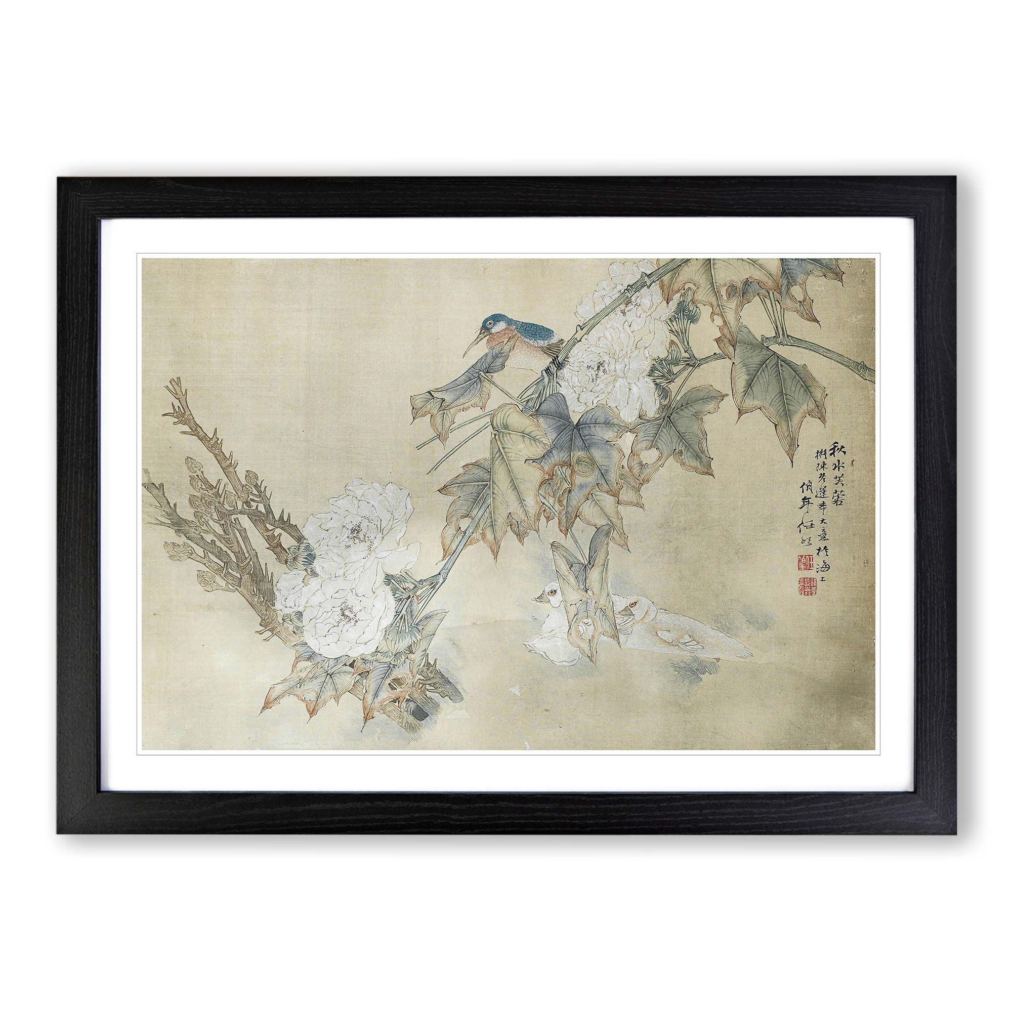 Ren Yi Japanes Oriental Art 2 Wall Art Print Framed Canvas Picture ...