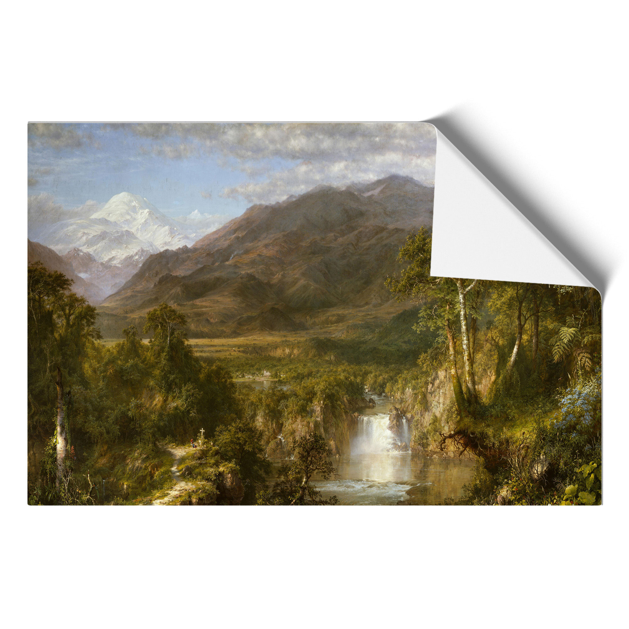 The Heart Of The Andes By Frederic Edwin Church Wall Art Print Framed ...
