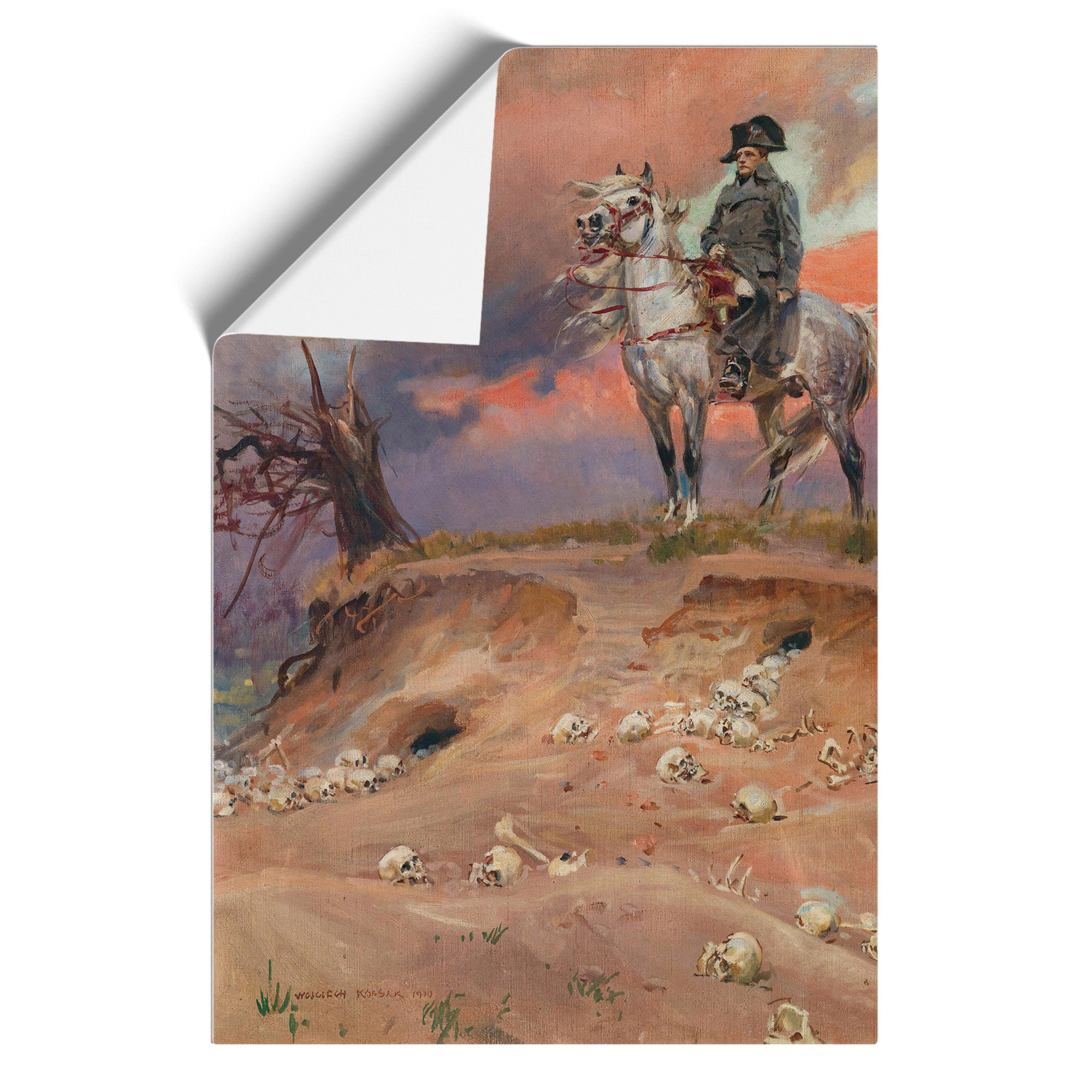 Napoleon By Wojciech Kossak Wall Art Print Framed Canvas Picture Poster ...