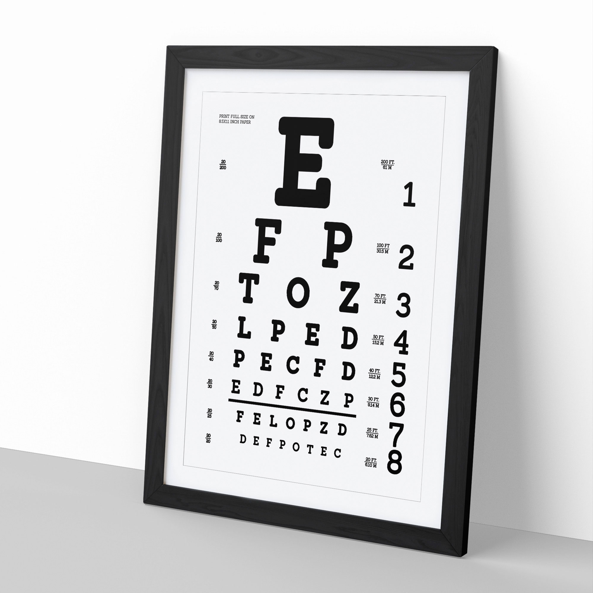 Eye Chart Art