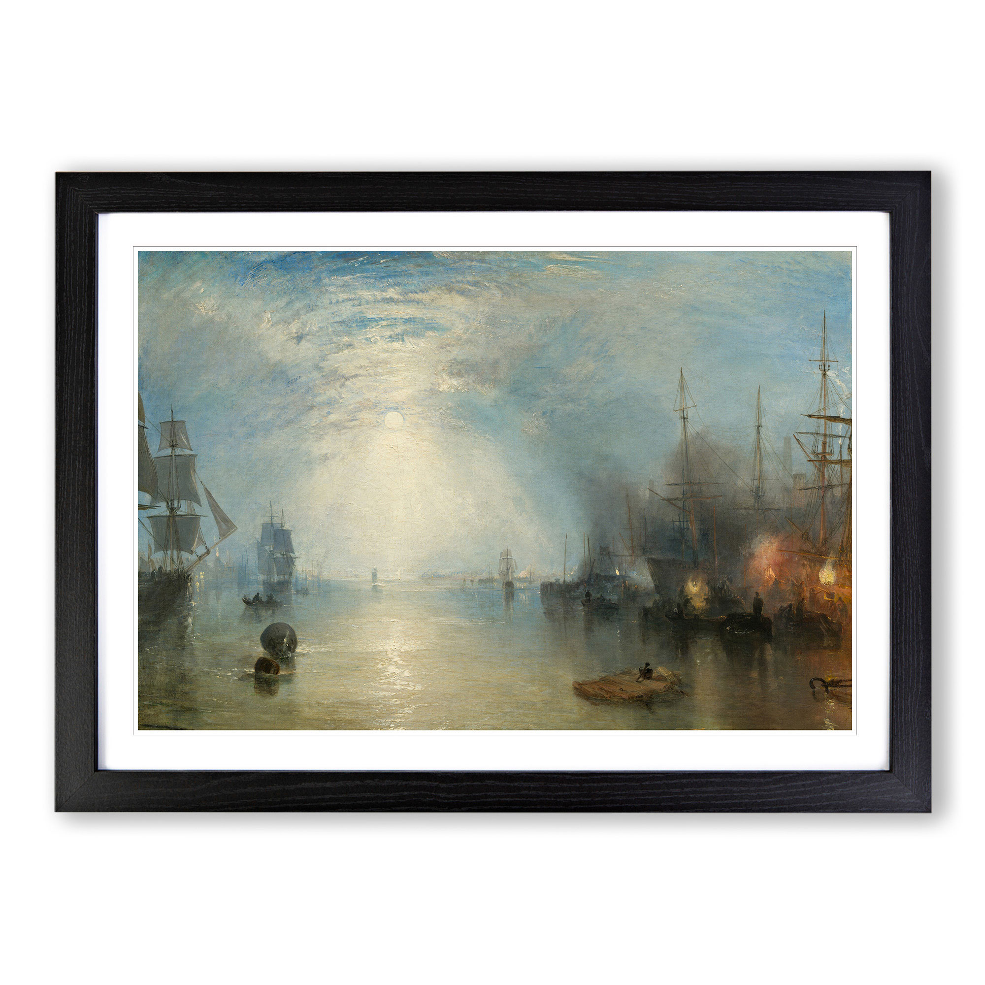 Keelmen Heaving In Coals By Joseph Mallord William Turner Wall Art ...