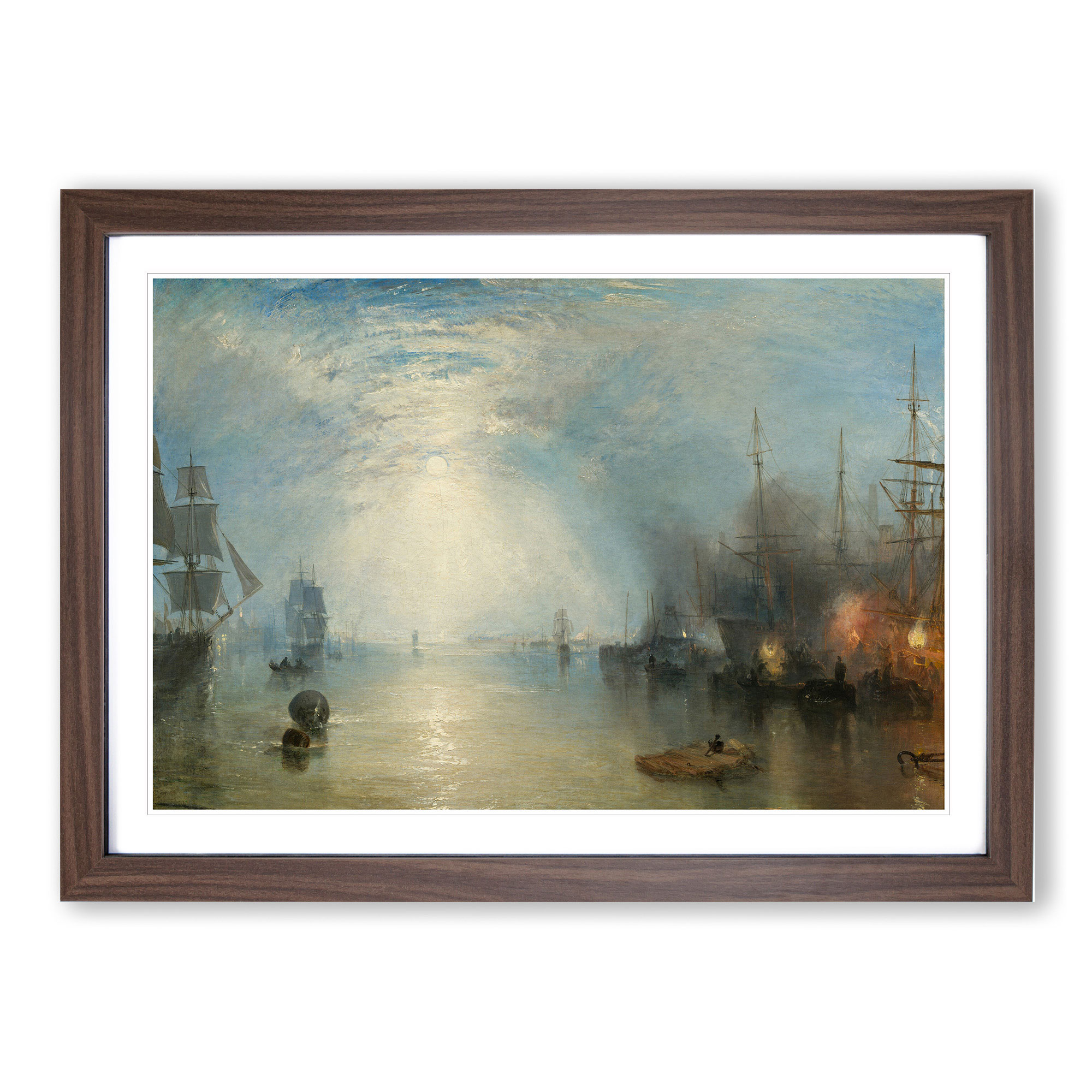 Keelmen Heaving In Coals By Joseph Mallord William Turner Wall Art ...