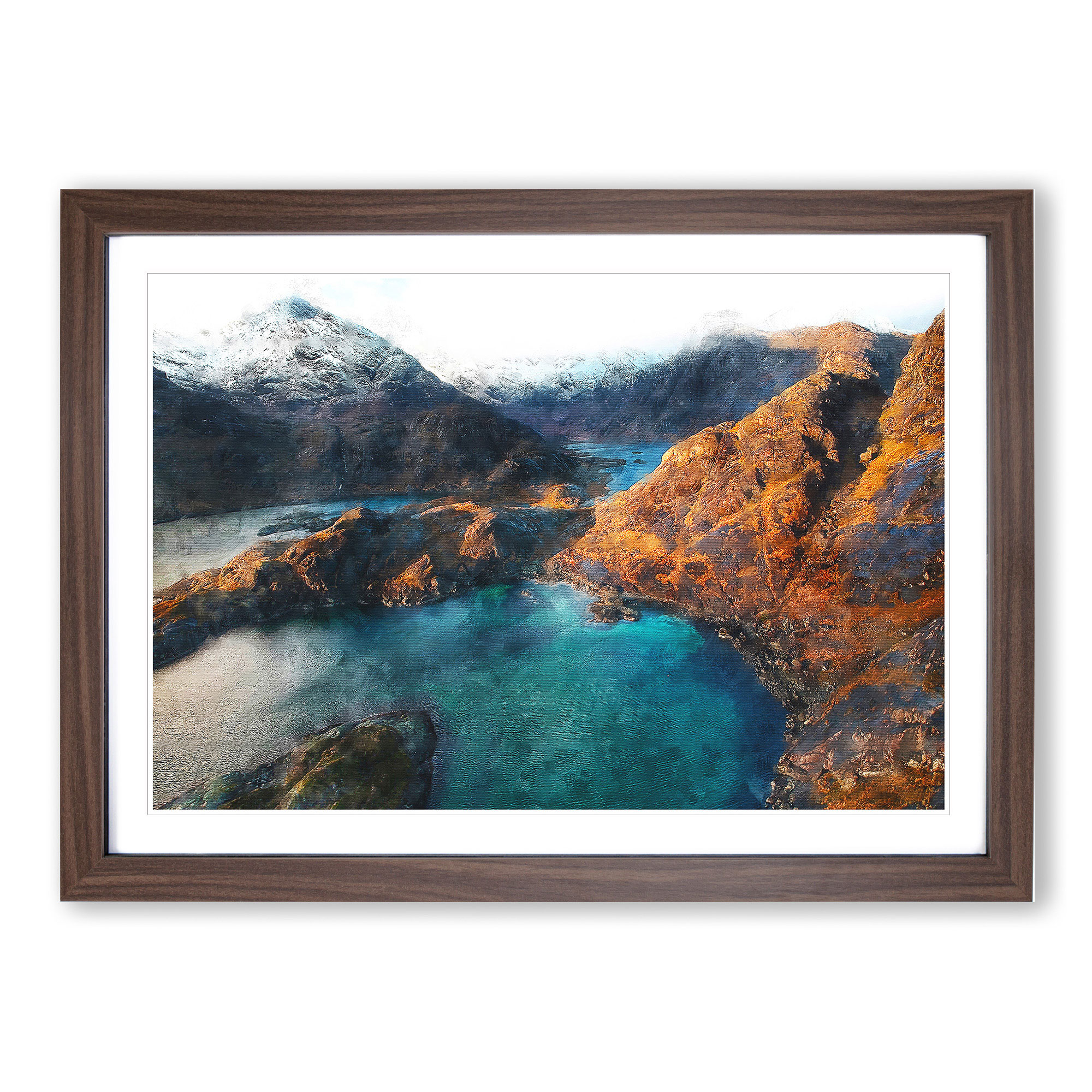 Loch Coruisk In The Isle Of Skye Scotland Framed Canvas Wall Art Print ...